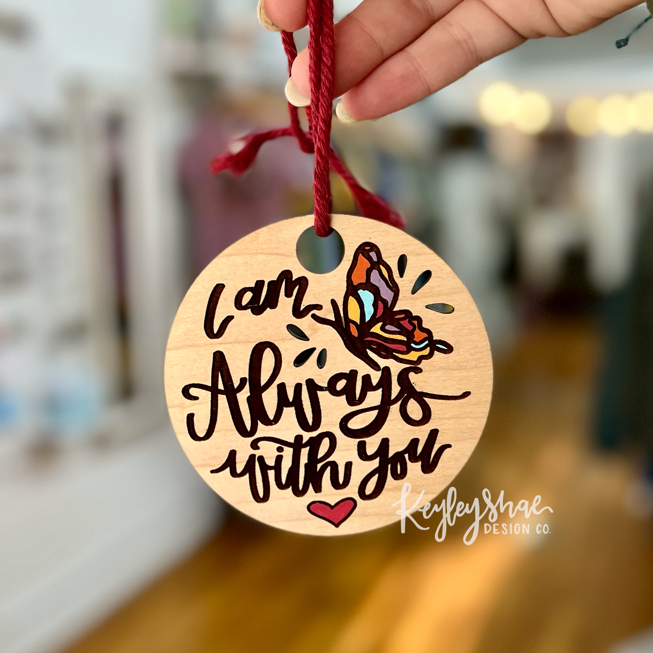 I am Always With You - Heaven - Car Mirror Hanger - Ornament – Keyley ...