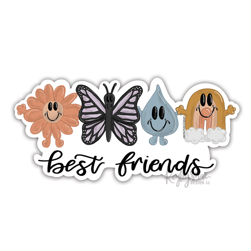 Spring Best Friend - Waterproof Sticker – Keyley Shae Design Co